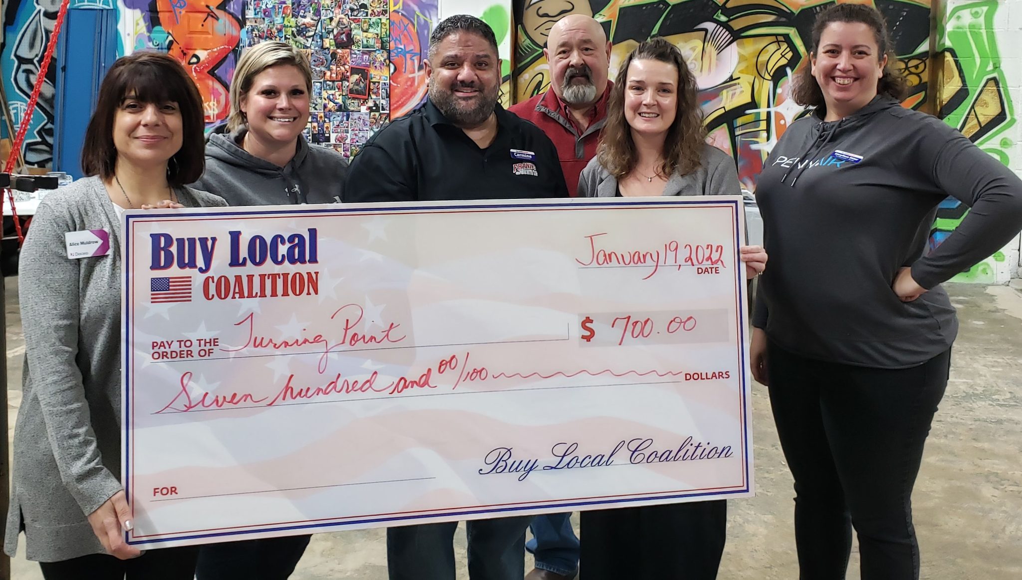 Buy Local Coalition and It’s Members Donate $700 to Turning Point ...